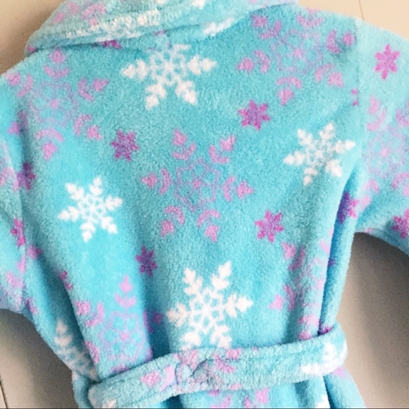 Disney | Pajamas | Disney Frozen Elsa Girls Fleece Bathrobe Robe L ...